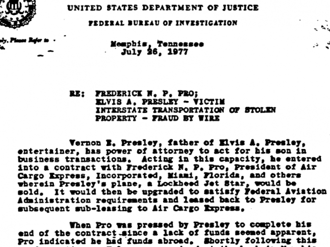 FBI Files: Part 6 of 12 - PRESLAW